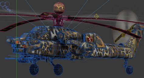 俄罗斯mi28mi 28米28米 28浩劫武装直升机 带动画模型 军用直升机模型库 3ds Max max 模型下载 cg模型网