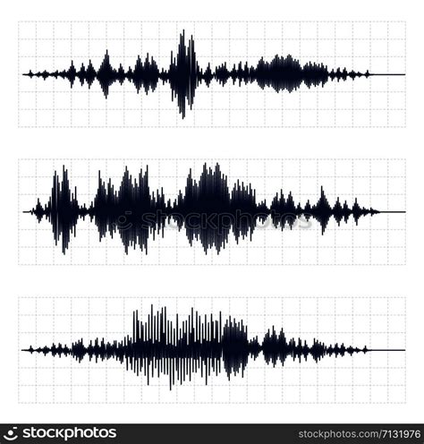 Seismograph Chart Seismic Activity Diagram Radio Frequency Waves And