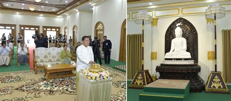 မာရဝိဇယကျောင်းတော်သို့ ဗုဒ္ဓရုပ်ပွားတော် ပင့်ဆောင်ပူဇော်ခြင်းနှင့် သာသနာ့ဗိမာန် အဂ္ဂါဓိပတိဝိသုံဂ