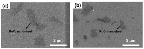 Ruthenium Oxide Nanosheets Via Ultrasonic Exfoliation