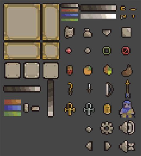 16 16的横向卷轴2d奇幻像素游戏沙漠资产素材包 像素实验室