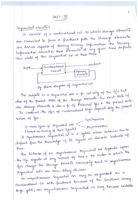 Dsd Unit 3 Sequential Circuit Computer Science And Engineering