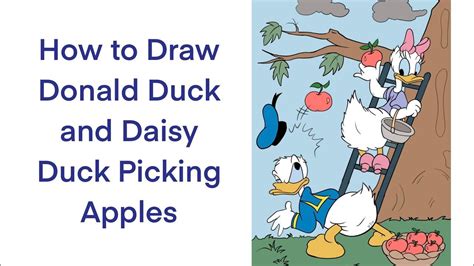 Daisy Duck Step By Step Drawing Donald Duck Animation Cartoon