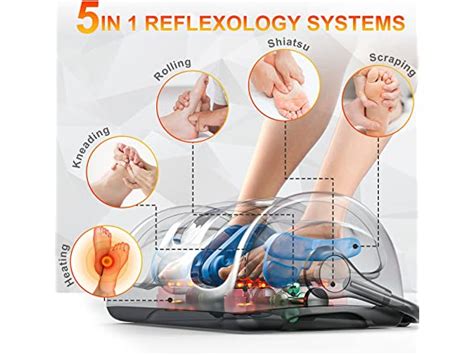 Tisscare Foot Massager W Heat And Remote