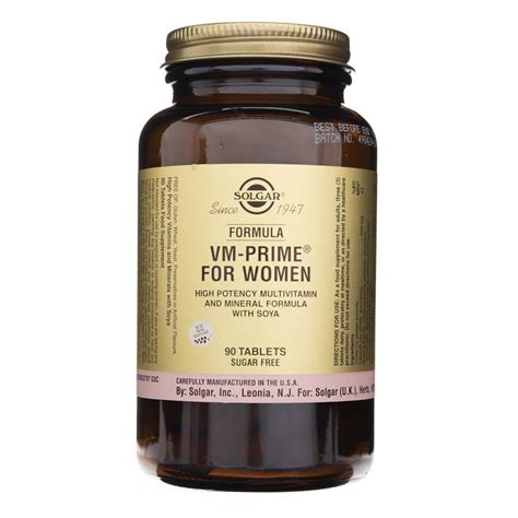 Solgar Formula Vm Prime For Women 90 Tablets Medpak