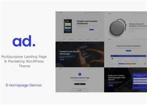 Advent Theme Wp Gpl Product Landing Page Gpl Theme Plugin