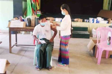 တောင်သာမြို့နယ်အတွင်း၌ အသက် ၁၈ နှစ်နှင့်အထက် ပြည်သူများအား တတိယအသုတ်ဒုတိယအကြိမ် ကိုဗစ် ၁၉ ရောဂ