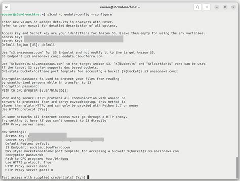 Configuration Files For S3cmd Command On Code De — Code De 001 Documentation