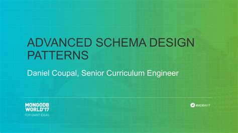 Advanced Schema Design Patterns Ppt