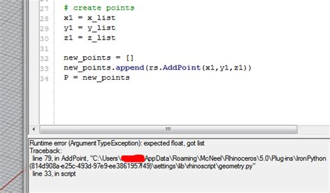 Construct Points In Python Grasshopper McNeel Forum