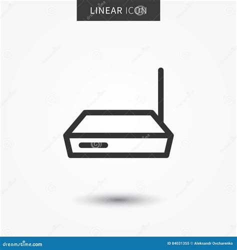 Router Icon Vector Illustration Stock Vector Illustration Of Computer