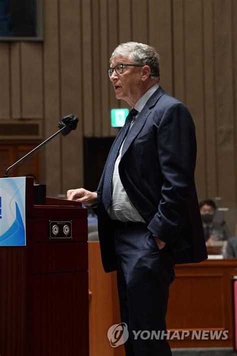 빌 게이츠 한국 글로벌 보건문제 확대된 역할 희망 연합뉴스