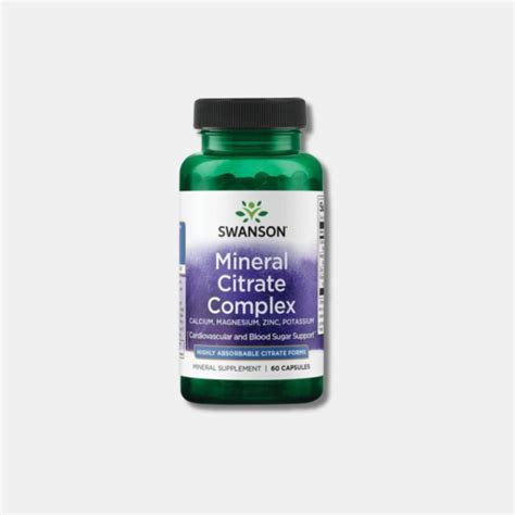 Swanson Mineral Citrate Complex Fitup