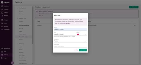 How Do I Use Product Hierarchy Step 1