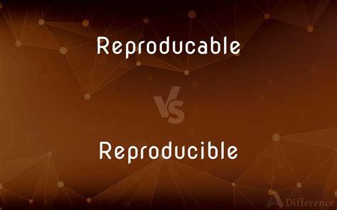 Reproducable Vs Reproducible — Which Is Correct Spelling