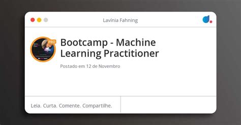 Bootcamp Machine Learning Practitioner 🚀