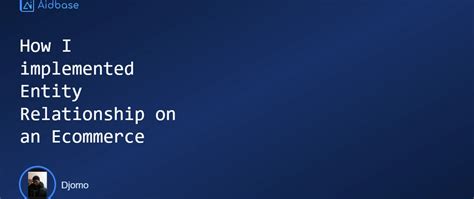 How To Implement Entity Relationships In Spring Boot Dev Community