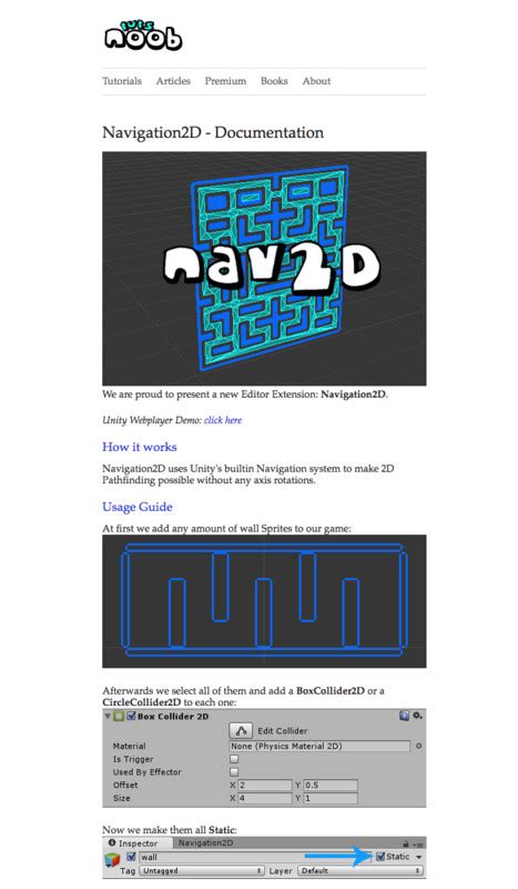 Navigation2d Pathfinding For 2d Games