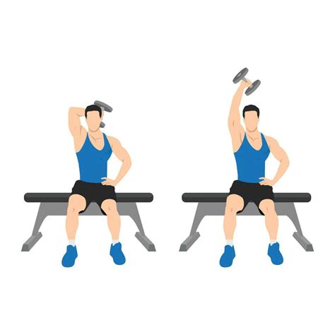 Seated Overhead Tricep Extension