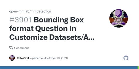 Bounding Box Format Question In Customize Datasetsan Example Of