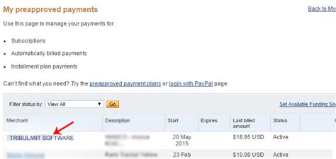 Cancel A Recurring Payment In Paypal