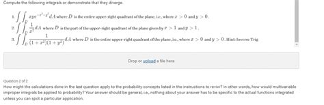 Solved Improper Integralsdo Not Use Ai solve Both Solved Improper Integralsdo Not Use Ai solve Both