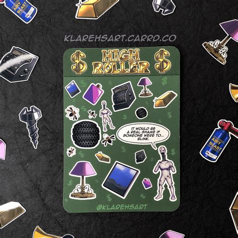 New Freiren Face Die Cut Vinyl Sticker And Lethal Company High Roller