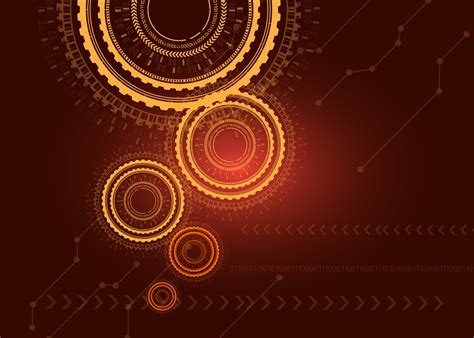 High Tech Digital Technology Network Abstract Technology Background Hi Tech Communication