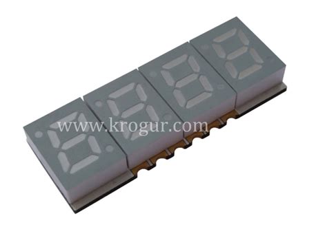 best selling 2021 mini size super red color 7 segment 4 digit led 7