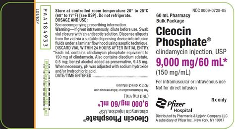 Cleocin Phosphate Package Insert Prescribing Information
