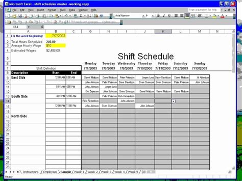 Smart Excel Work Planner Template How To Do A Project Timeline In