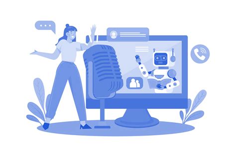 ai driven speech recognition enables voice commands 30334210 vector