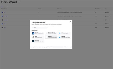 creating and configuring a pagerduty system of record sgnl