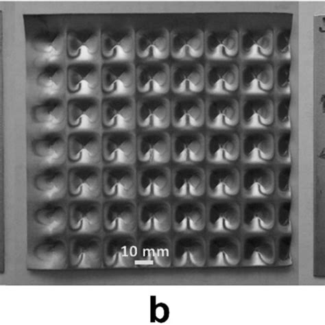 A Sample Before Deformation B Sample After The Initial Corrugation Download Scientific