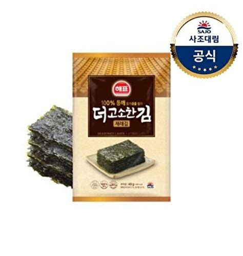 [사조대림][사조대림] 해표 더고소한재래김 전장김9매 X20봉 티몬