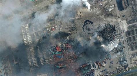 天津滨海新区爆炸前后对比图高清组图滨海新区天津爆炸新浪新闻