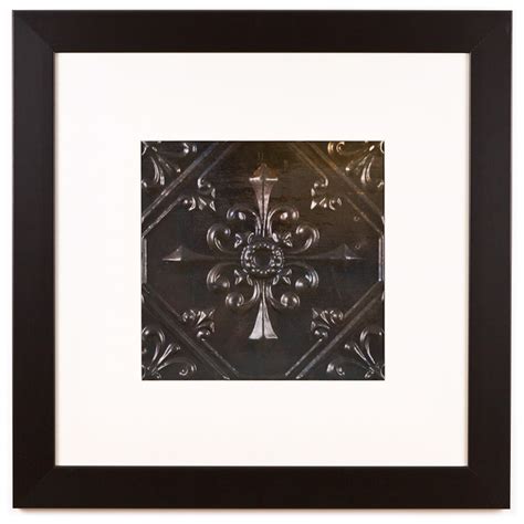 1 Panel Large Square With Classic Black Frame