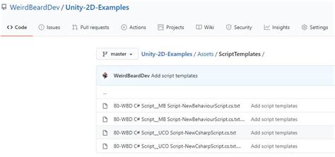 creating custom unity script templates r unity tutorials