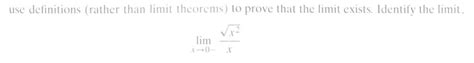 Solved Use Definitions Rather Than Limit Theorems To Prove Chegg Com
