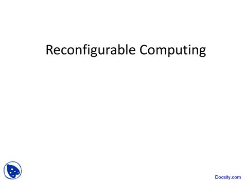 High Performance Microprocessors Computer Systems Architecture Lecture Slides Docsity