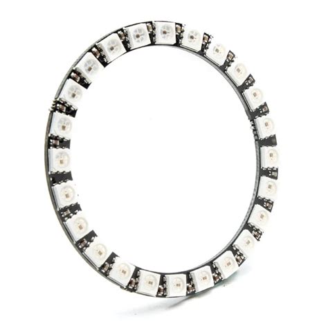24 Bit WS2812 5050 RGB LED Built In Full Color Driving Lights Circular Development Board Roboman