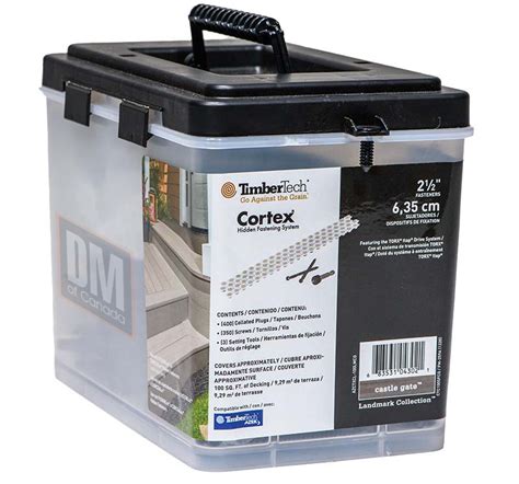 Cortex Hidden Fasteners For Timbertech Composite Deck Boards