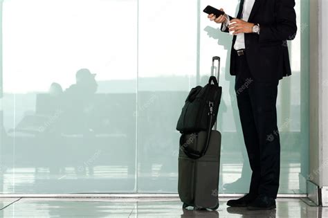Premium Photo Unrecognizable Executive With His Cell Phone A Coffee