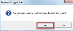 Methods To Remove All The Hyperlinks In Your Outlook Email
