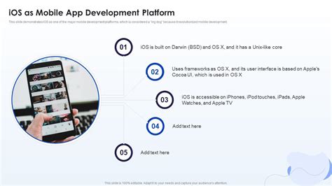 ios as mobile app development platform mobile development ppt summary