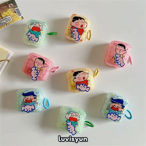 [🎀주문제작🎀] 짱구는못말려 짱구 맹구 철수 훈이 코끼리 스피너 회전 에어팟케이스 커플케이스 우정케이스 에어팟1세대 2세대 3세대 프로 프로2 에이블리