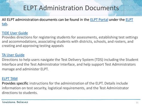 English Language Proficiency Test Test Administrator Ta Training Ppt Download