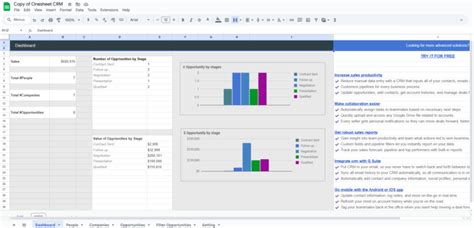 Top Free CRM Templates In Google Sheets Excel