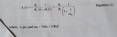 Solved Parameter Error Table 1 Frequency Analysis Chegg Com