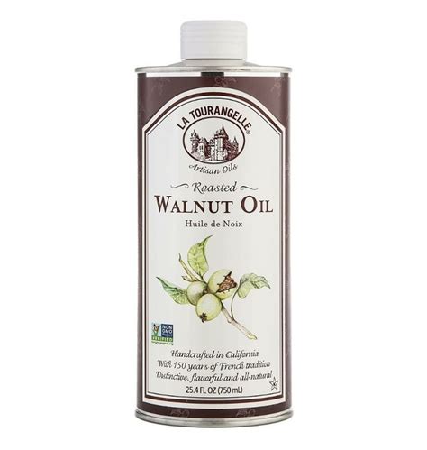 La Tourangelle 구운 호두 오일 식물 기반 오메가 3 지방산 공급원 요리 베이킹 및 뷰티 티몬